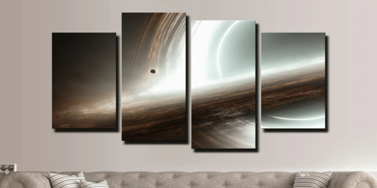 5-Piece Canvas Wall Art for Space Enthusiasts